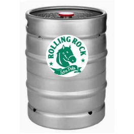 Rolling Rock 15.5 gal (1/2 bbl) keg